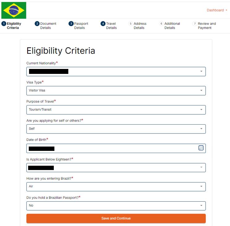 Brazil visa walkthrough guide – Help center