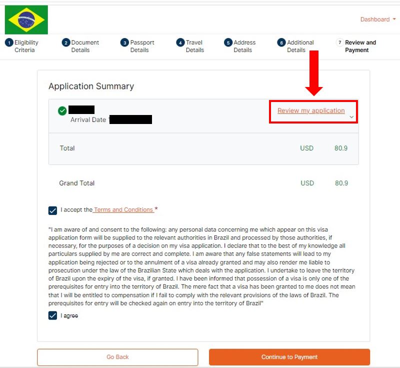 Brazil visa walkthrough guide – Help center